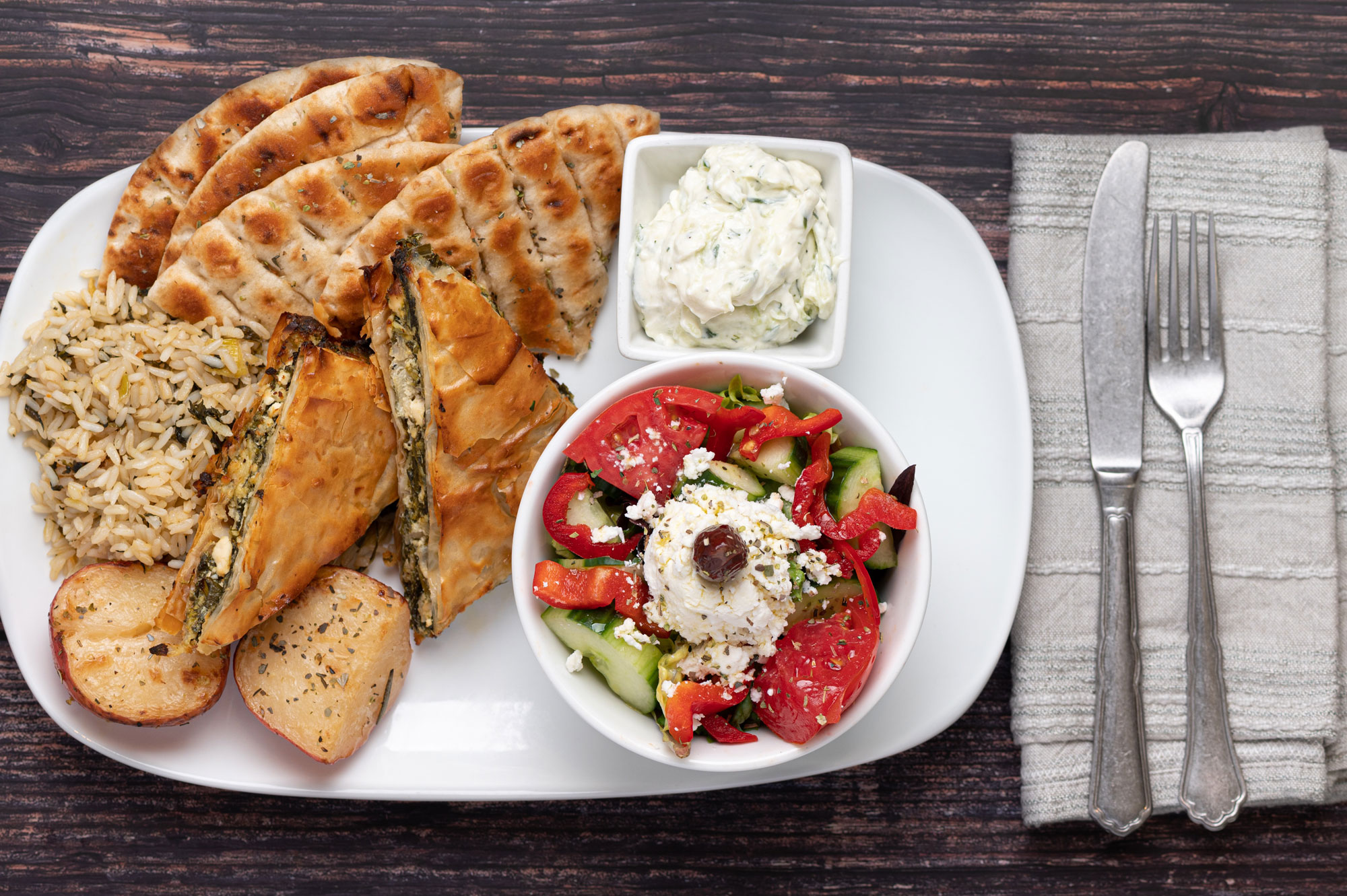 Our Dinner Menu - Greek & Mediterranean | ethos Greek Bistro