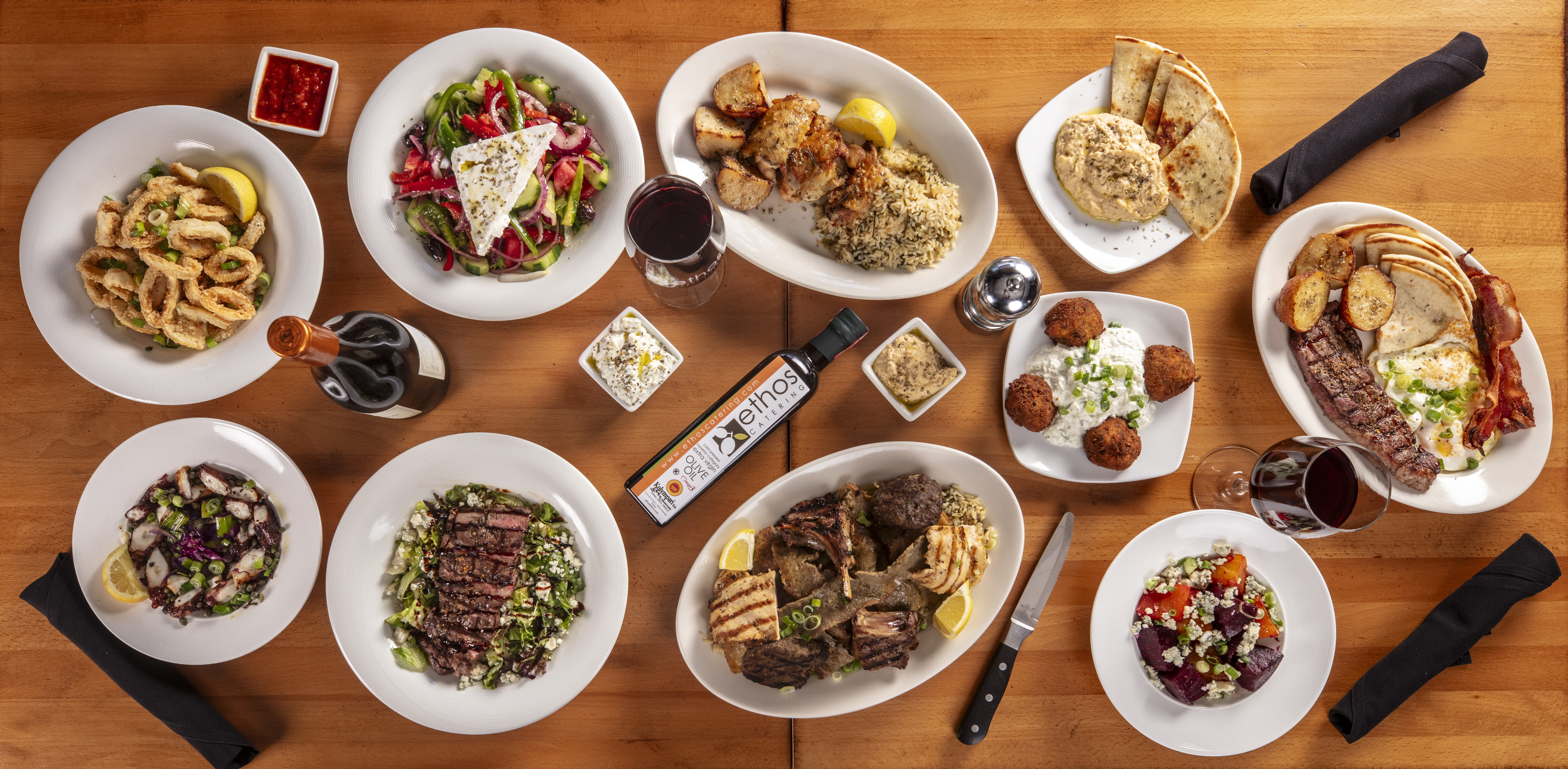 Our Menus - Greek & Mediterranean | ethos Greek Bistro