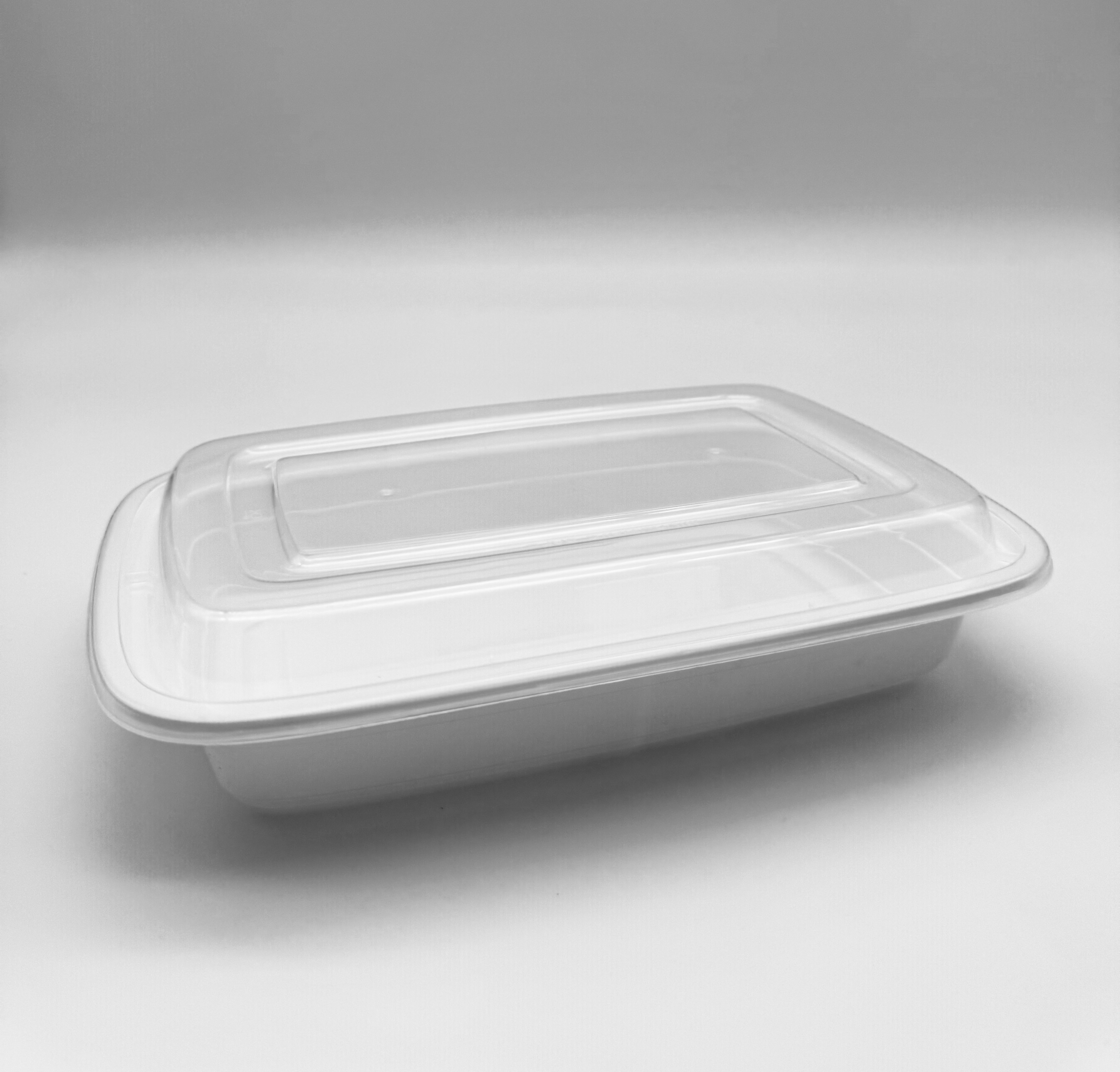 Rectangular Microwave Heavy Duty Container - 28oz | togotainer.com