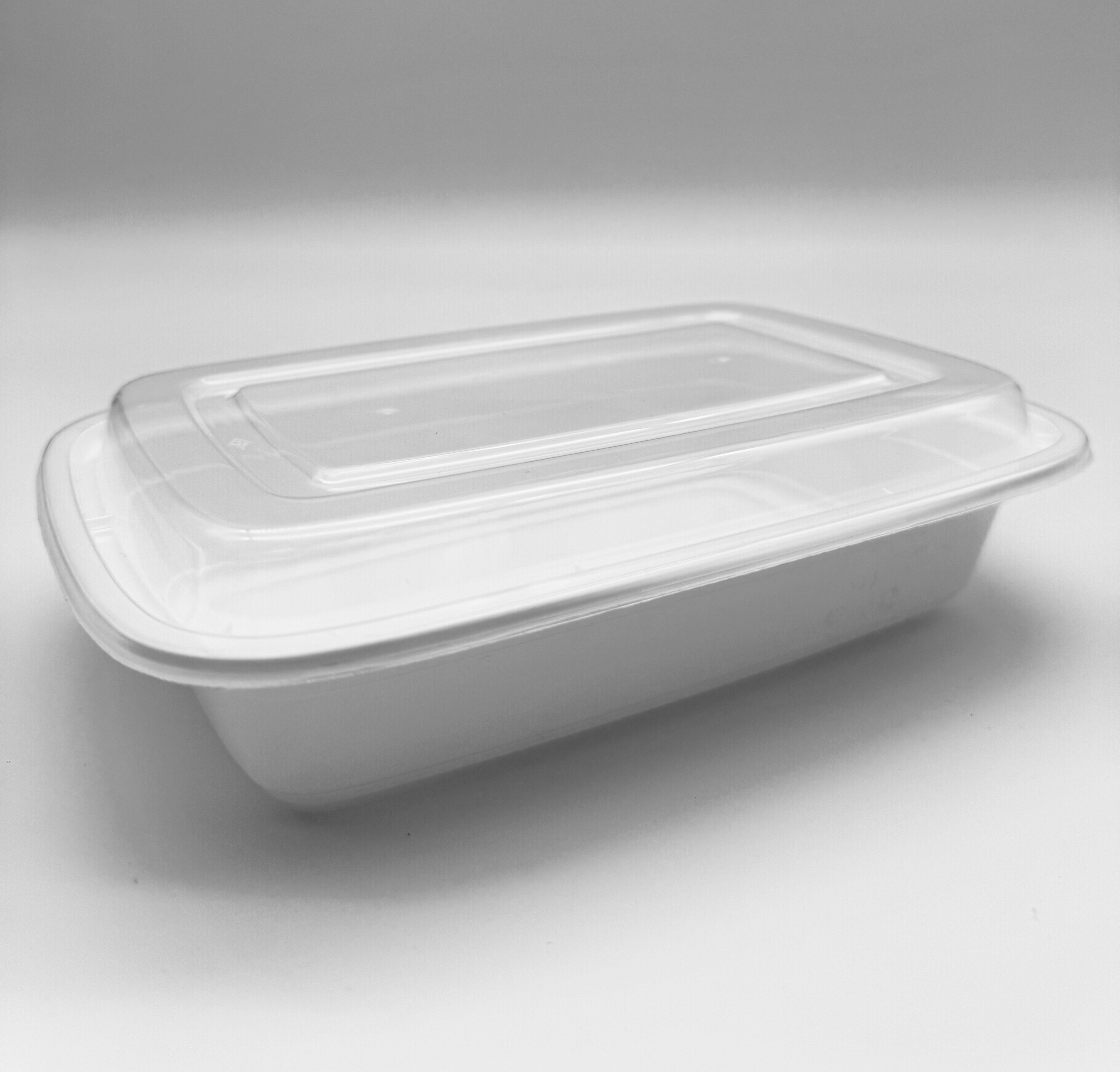 Rectangular Microwave Heavy Duty Container - 32oz | togotainer.com