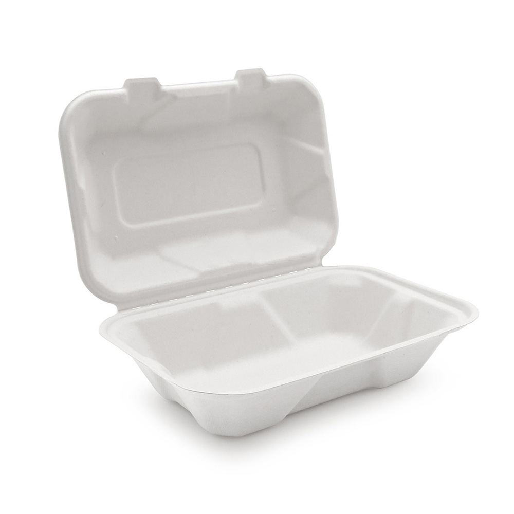 Bagasse Clamshell Container | togotainer.com